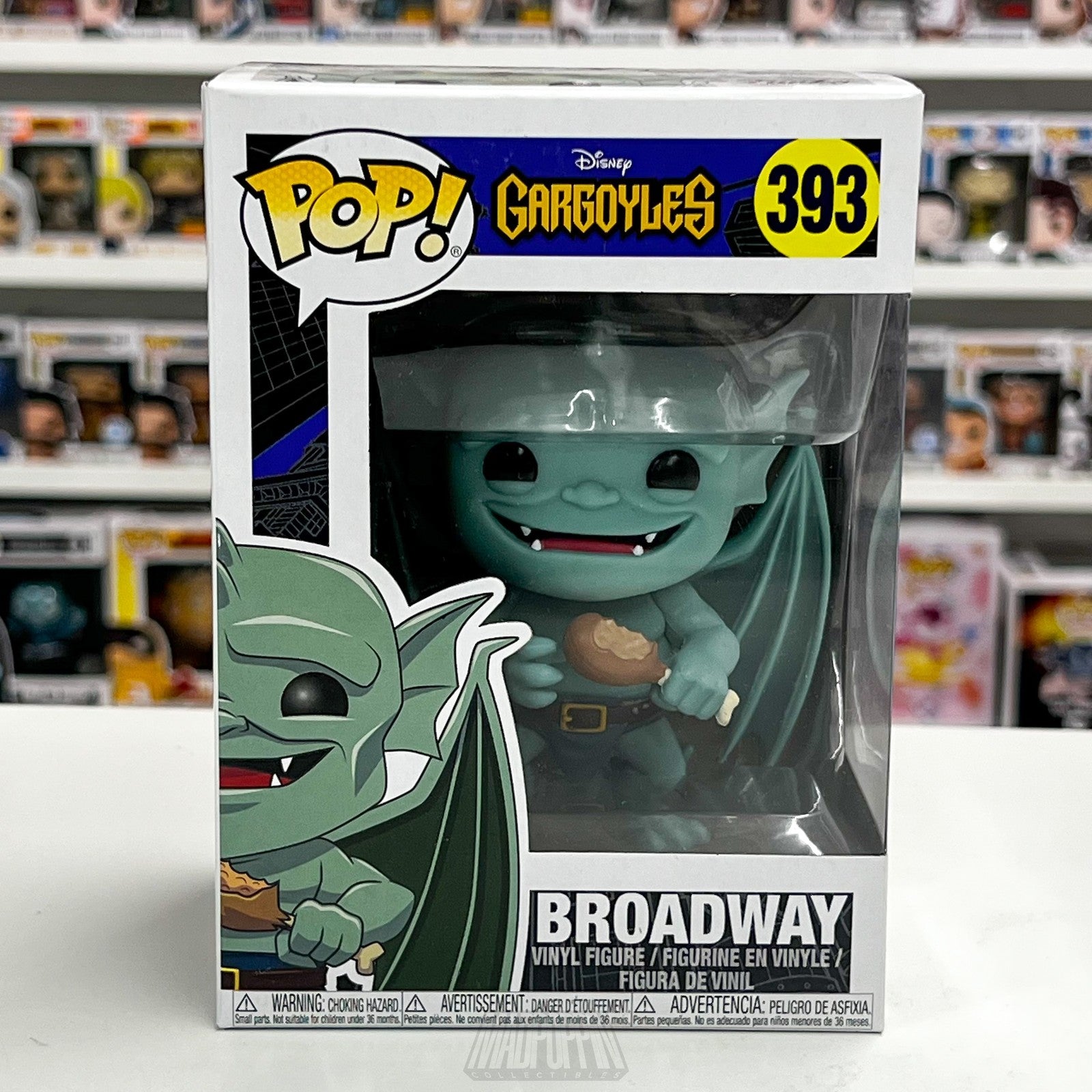 Funko Pop Disney Gargoyles Broadway Vinyl Figure 393 New Animation Col