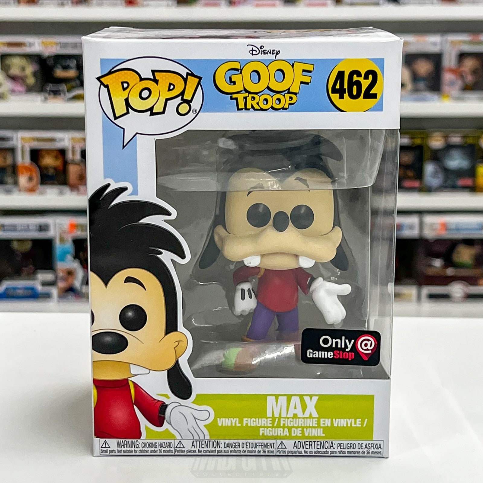 Funko Pop Disney Goof Troop Maximilian Max GameStop Exclusive 462 Viny