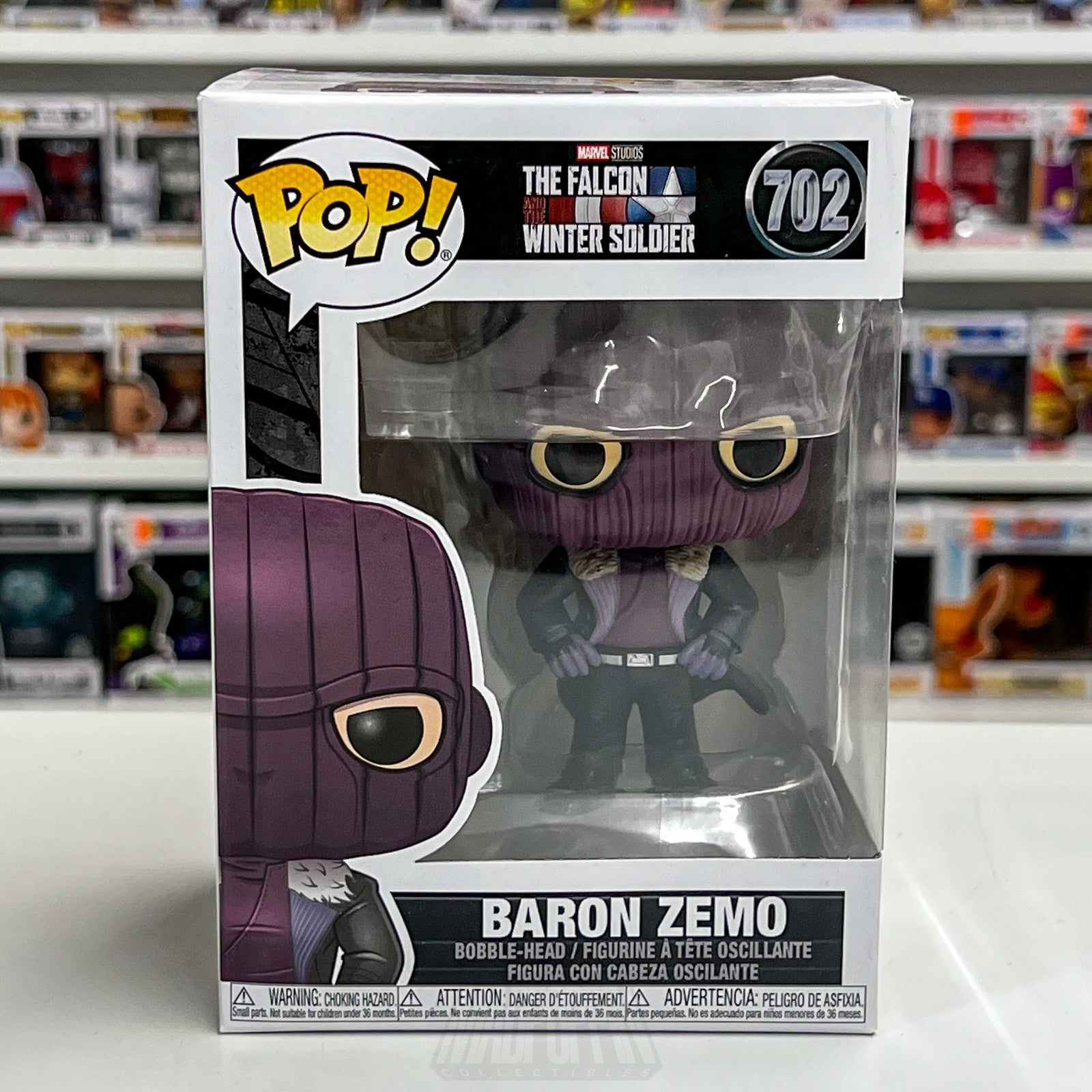Funko Pop Marvel Falcon & Winter Soldier Baron Zemo 702 Vinyl Figure C